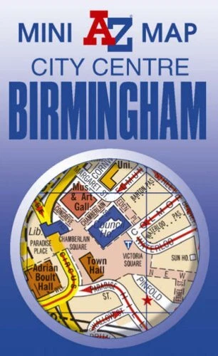 BIRMINGHAM MINI MAP (Little Map) by Geographers A-Z Map Compan Sheet ...