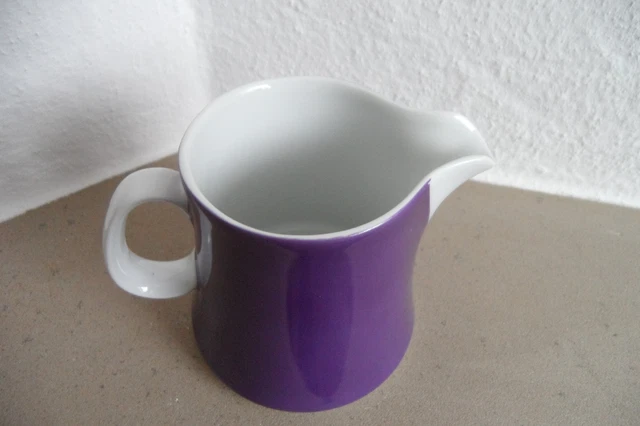 SCHÖNWALD PORZELLAN MILCHKÄNNCHEN Sahnekännchen Milch Kännchen lila ...