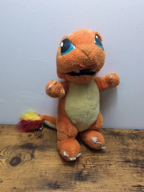 VINTAGE POKEMON CHARMANDER Soft Plush Toy 2000 Nintendo Play By Play ...