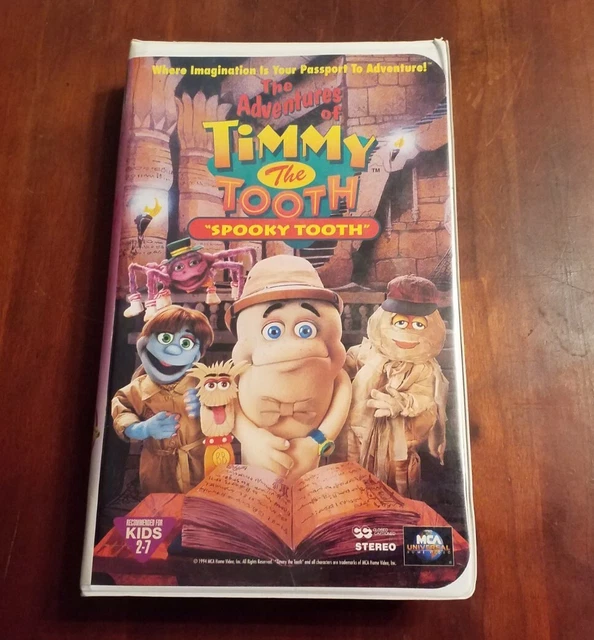 THE ADVENTURES OF Timmy The Tooth - Spooky Tooth VHS 1994 Clamshell ...