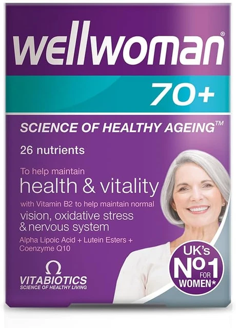 VITABIOTICS WELLWOMAN MULTIVITAMIN Tablets for Women Over 70 Years £11. ...