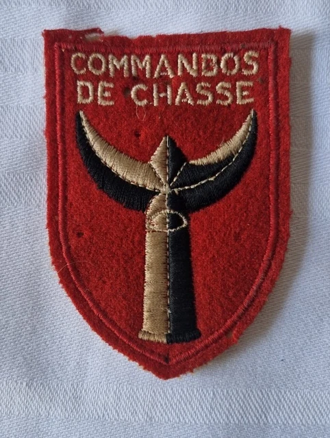 COMMANDOS DE CHASSE AFN ALGERIE Insigne tissu Patch écusson ORIGINAL militaire EUR 40,00 ...