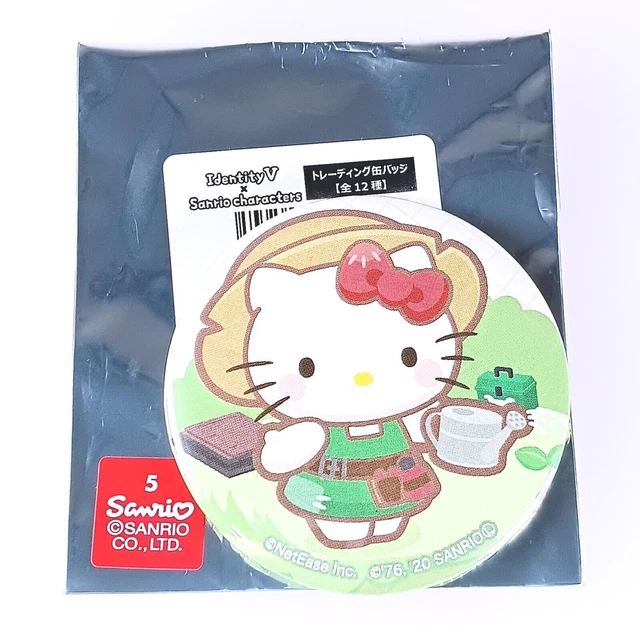 HELLO KITTY GARDENER Sanrio Characters × Identity V Can Badge From ...