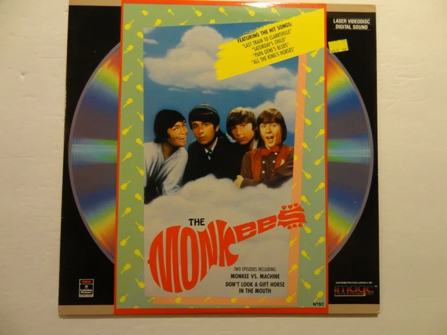 THE MONKEES - 2 Episode LASERDISC - Last Train to Clarksville, Saturday ...