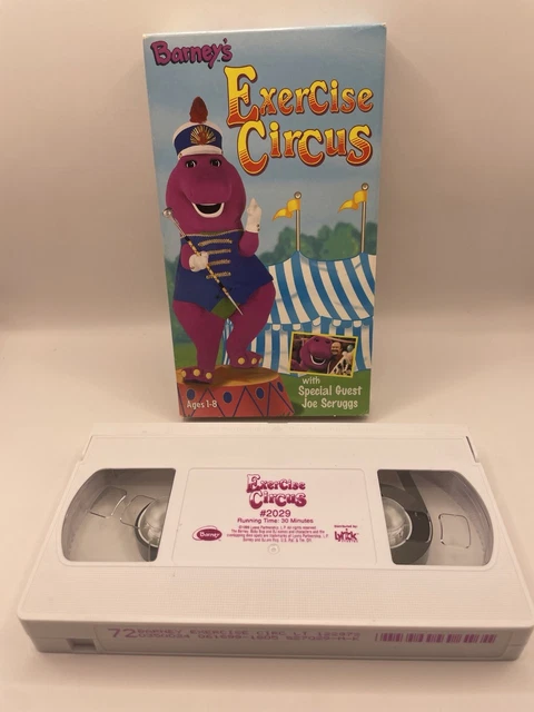 BARNEY'S EXERCISE CIRCUS VHS Tape 1998 Special Guest Joe Scruggs £26.56 ...