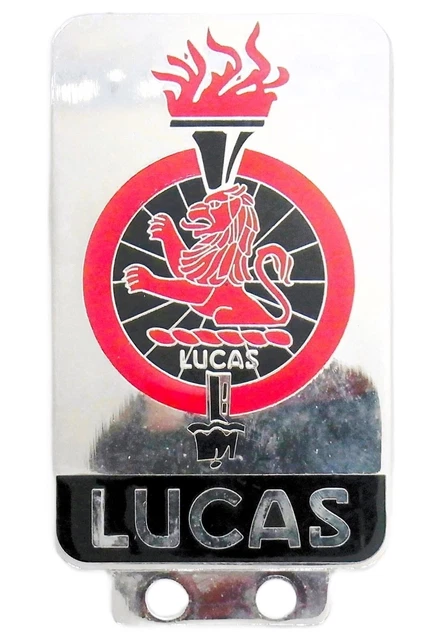 VINTAGE JOSEPH LUCAS King of the Road Car Badge Auto Emblem Insignia £ ...
