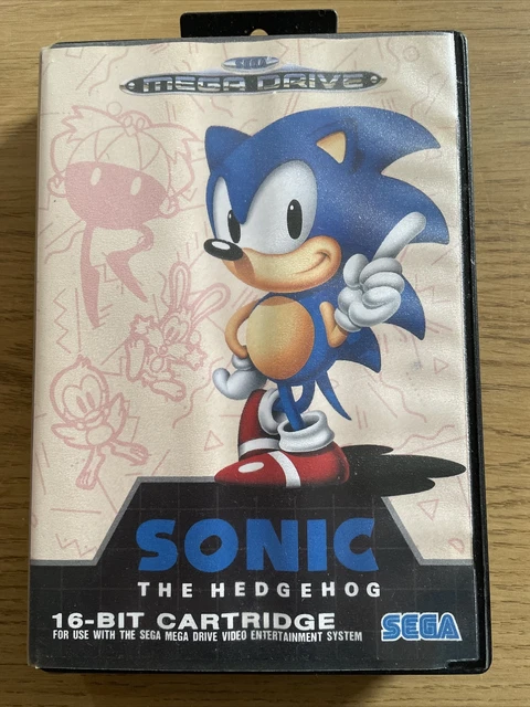 SONIC THE HEDGEHOG Sega Mega Drive Rare Printed In Australia ...