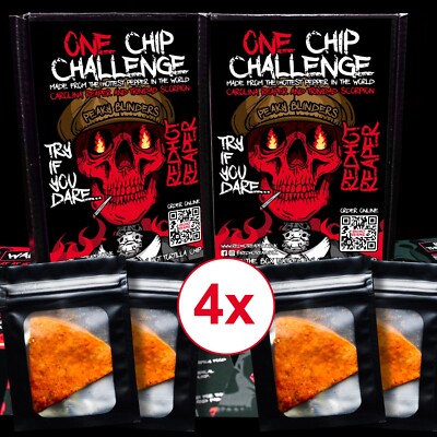 4 X ONE CHIP CHALLENGE .... ️ ️.... WORLDS HOTTEST CHIP ULTIMATE ...