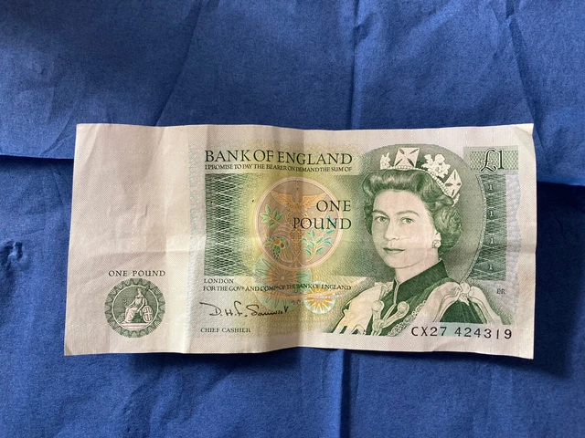 ENGISH ONE POUND note isaac newton £6.95 - PicClick UK