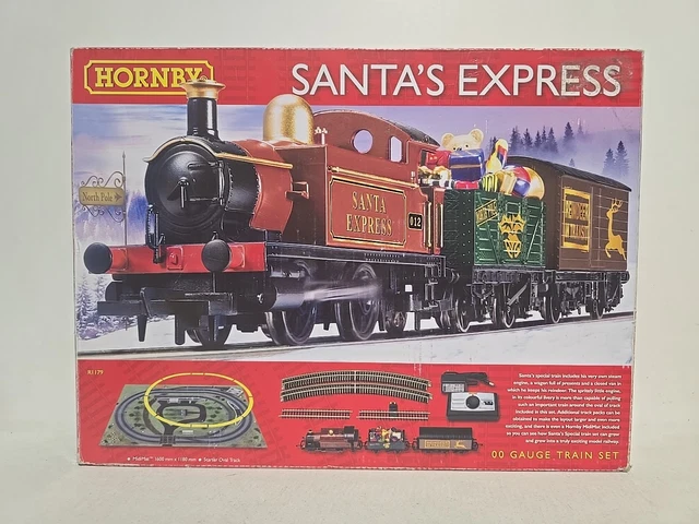 HORNBY OO GAUGE Santa's Express Loco Train Set Christmas R1179 Boxed £ ...