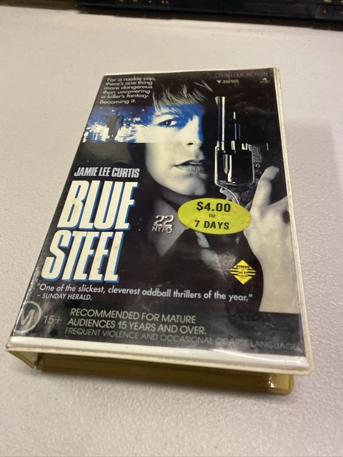 BLUE STEEL VHS Ex Rental Clamshell $39.20 - PicClick AU