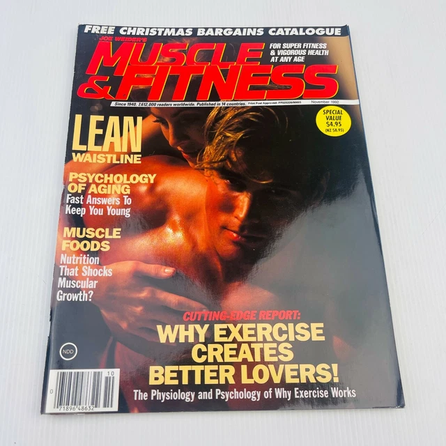 VINTAGE MUSCLE & Fitness Magazine November 1992 Body Building $37.50 ...