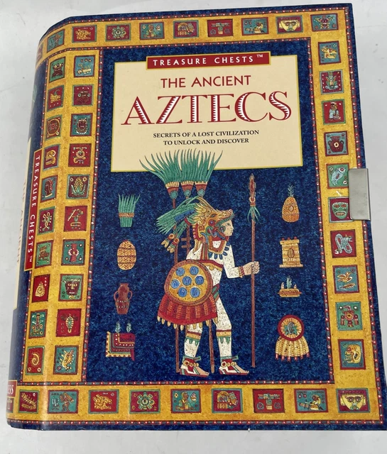 TREASURE CHESTS: THE Ancient Aztecs Activity Book by Fiona Macdonald ...