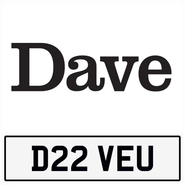 DAVE PRIVATE CAR Number Plate D22 Veu Dav David Davie Davy Davis Davies ...