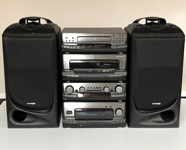 KENWOOD UD-901 HI-FI Stereo Stack System With 5-Way Speakers SERVICED £ ...