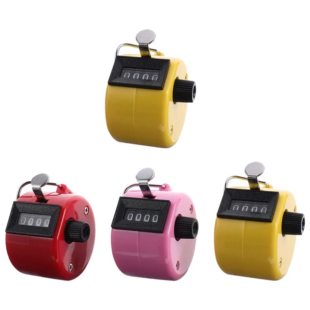 4 PCS NUMBER Counter Mechanical Counting Recorder Digital Fitness £14. ...