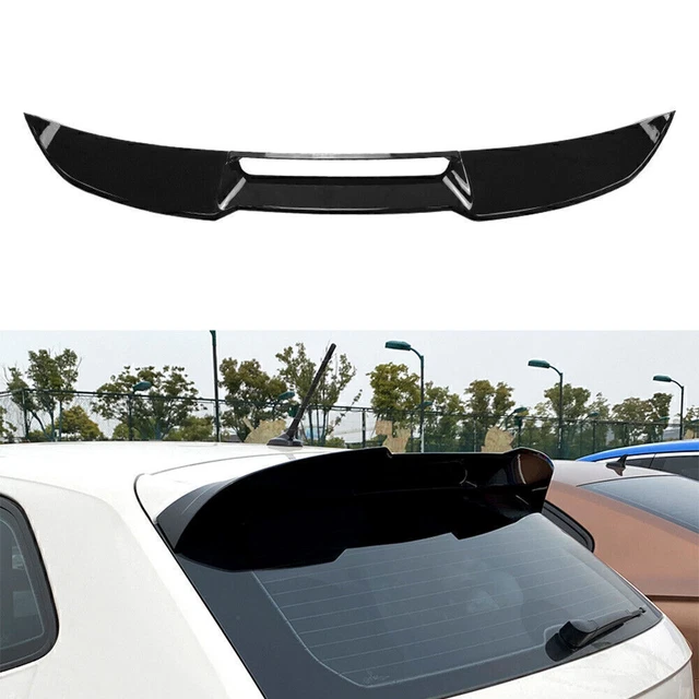 REAR WINDOW ROOF Spoiler Wing Matte Black For Volkswagen VW Polo 2019 ...