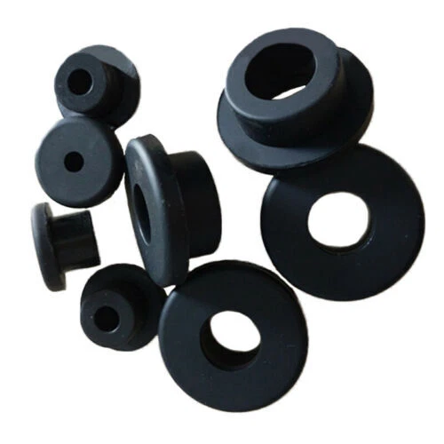 BLACK SILICONE RUBBER Grommet Plug Bungs Cable Wiring Protect Bushes ...