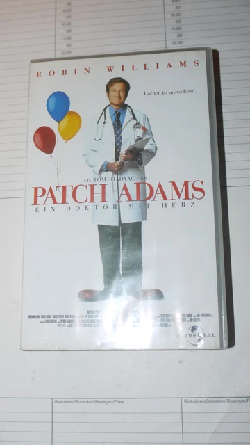 PATCH ADAMS ROBIN Williams VHS VIDEO Kassette EUR 1,00 - PicClick FR
