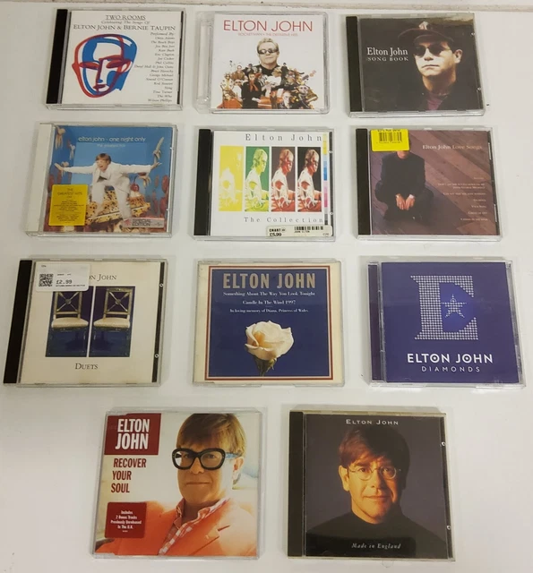 ELTON JOHN CD Collection - Chartbusters Made In England Songbook Duets ...