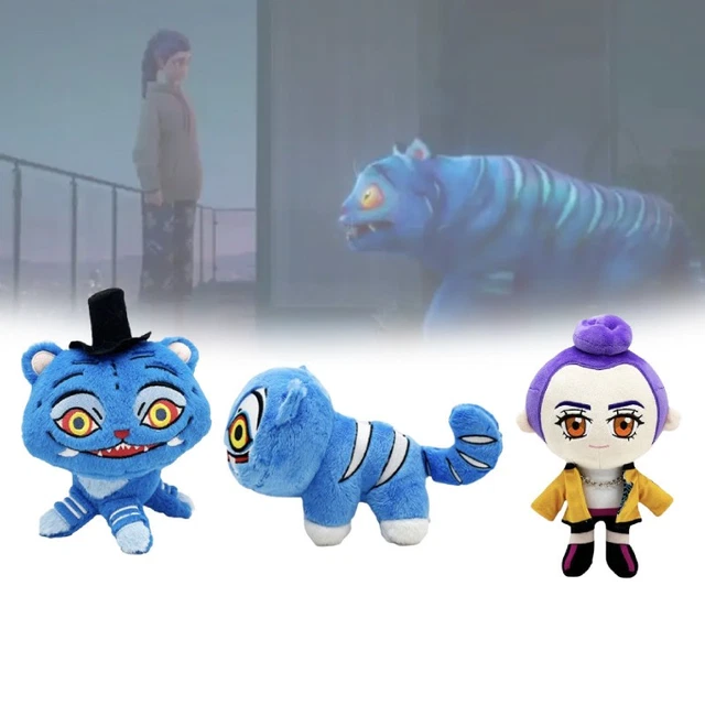 K DEMON HUNTERS Plush Tiger Soft Toy With Short Pile Fabric For Fans ...
