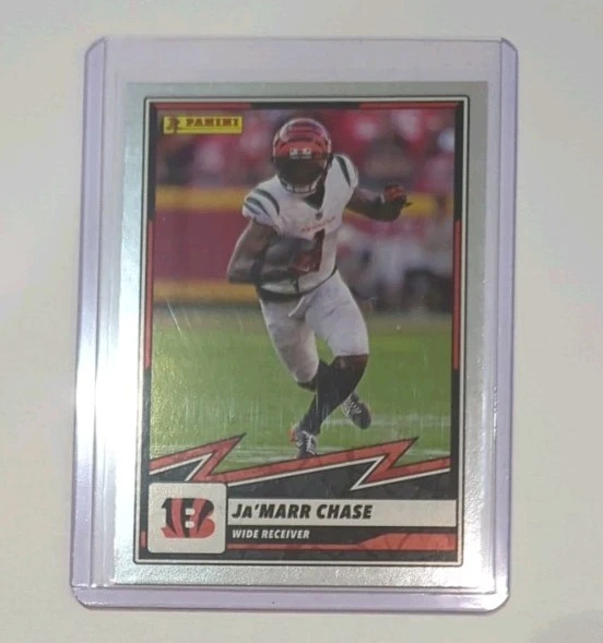 2025 PANINI SILVER Parallel No 46 Ja'Marr Chase Bengals Football Card £ ...