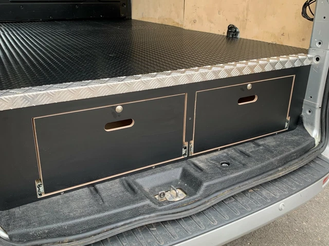 FORD TRANSIT CUSTOM Crew Cab SWB drawer tool storage van organiser ...