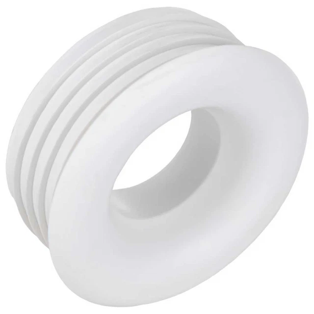 DRAIN WASTE PIPE Rubber Adapter Reducer White 50mm 40mm to 32mm £2.99 ...