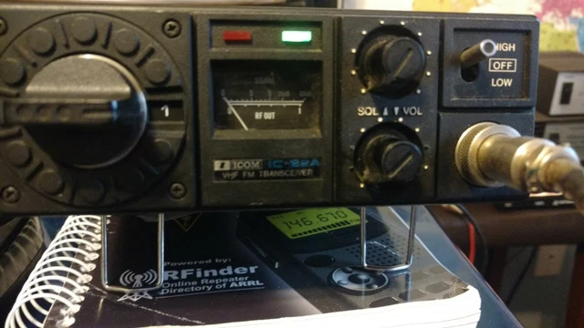 ICOM IC-22A VHF FM Mobile Radio Transceiver $110.00 - PicClick