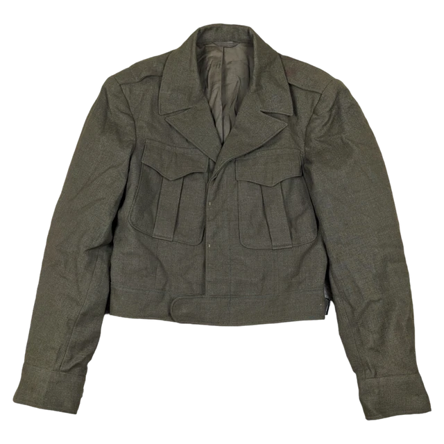 US ARMY JACKET WW2 Ike Battle Dress Air Force Wool Olive 34R £78.95 ...