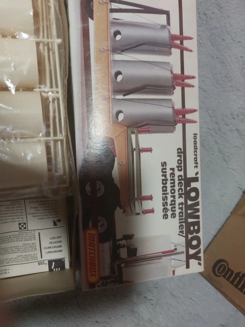 MATCHBOX PK-6602, LOADCRAFT Lowboy, drop deck trailer, Bausatz, Model ...