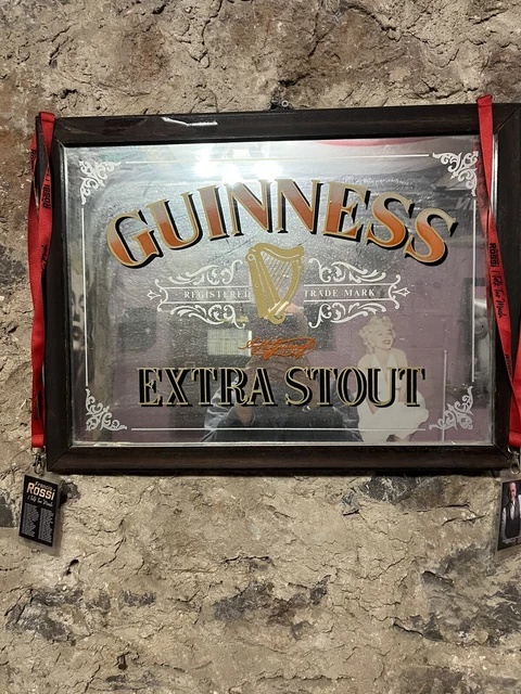 VINTAGE GUINNESS EXTRA Stout Mirror £5.50 - PicClick UK