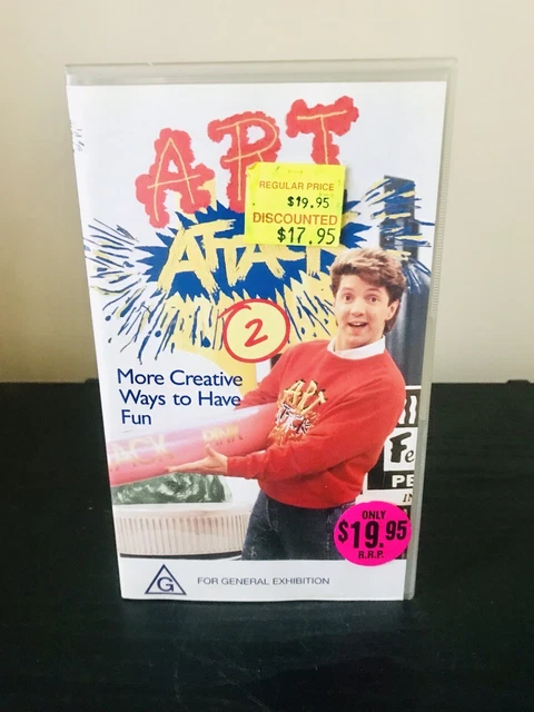 ART ATTACK - VHS - Art Attack 2 - 1995 - ABC - Like New $24.00 ...