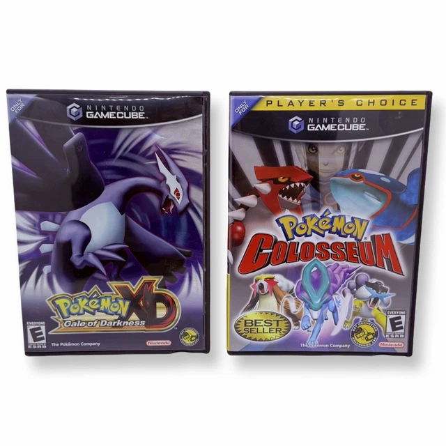 NINTENDO GAMECUBE BUNDLE Lot Pokémon Colosseum XD Gale Of Darkness CIB ...