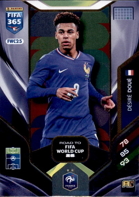 FIFA 365 ADRENALYN XL 2026 Trading Card FWC25 - Desire Doue - Road to ...