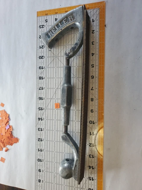 VINTAGE HELLER BROS. Ajustable Auto Body Rasp File Tool Reversible Rasp ...