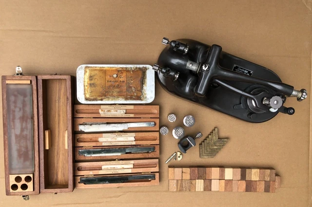 CAMBRIDGE INSTRUMENTS ROCKING Microtome for Microscope Sections with ...