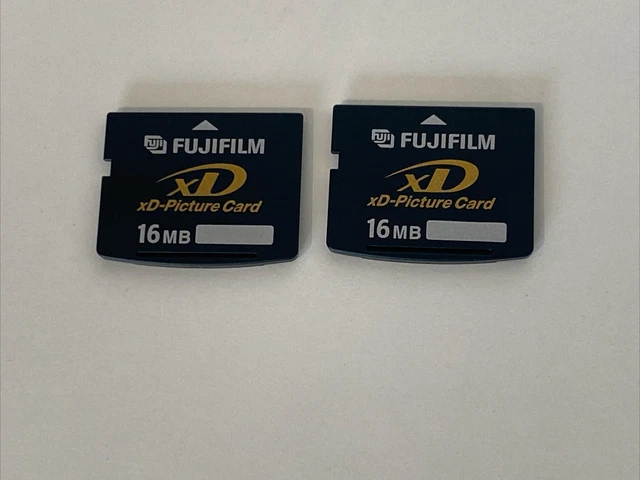 FUJIFILM/OLYMPUS XD PICTURE Memory Card 2x 16MB £8.58 - PicClick UK