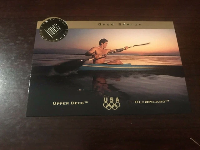 1996 UPPER DECK images magiques olympiques américaines #MI-2 - Greg ...