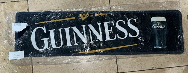 GUINNESS BAR RUNNER Mat 82cms x 22cms Man Cave Home Bar Pub New £16.15 ...