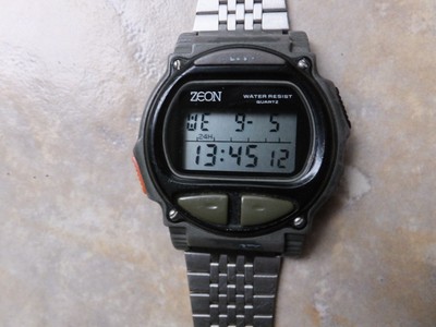 VINTAGE ZEON DIGITAL LCD watch; early 1980's. New Battery. Fully ...