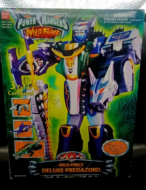 POWER RANGERS WILD Force DX "Wild Force Predazord" (Complete w/ box ...