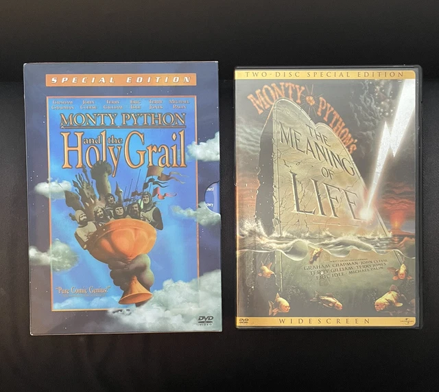 MONTY PYTHON & The Holy Grail Meaning Of Life DVD Lot Special Edition ...