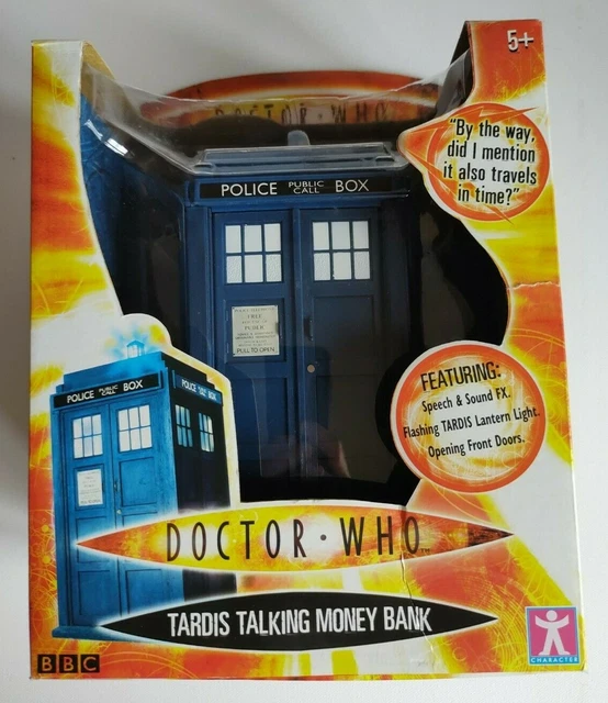DOCTOR WHO TARDIS Talking Money Box (The Doctor & Rose) - Speech ...