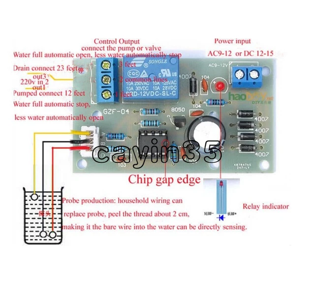 Liquid Level Controller Sensor Module Water Level Detection Sensor Component £284 Picclick Uk