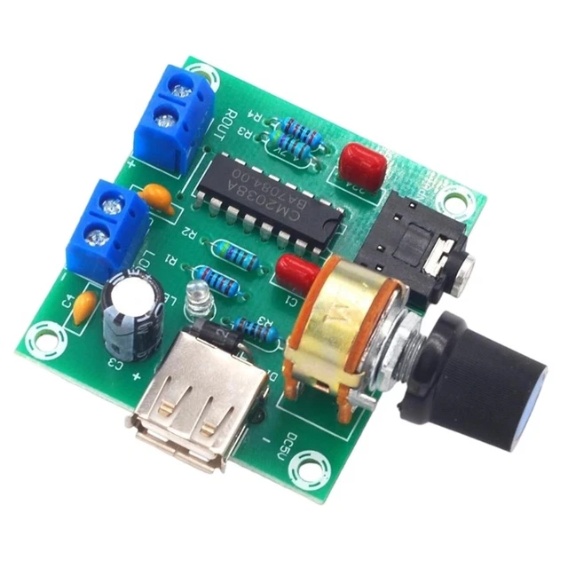 PM2038 HIGH COMPATIBILITY USB Power 5Wx2 Amplifier Board for Various ...