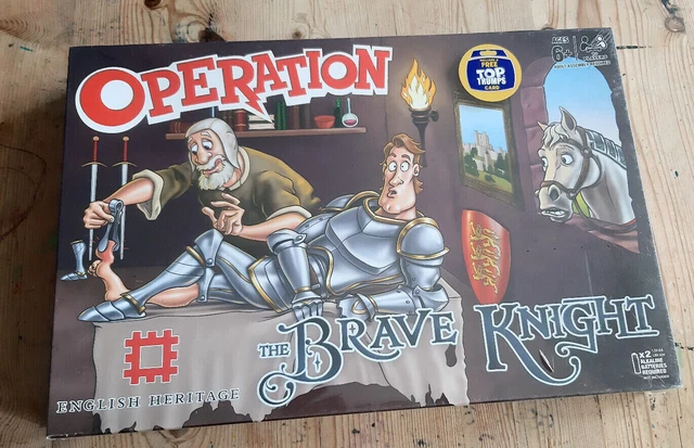 OPERATION THE BRAVE KNIGHT Hasbro English Heritage Board Game Sealed 6 ...