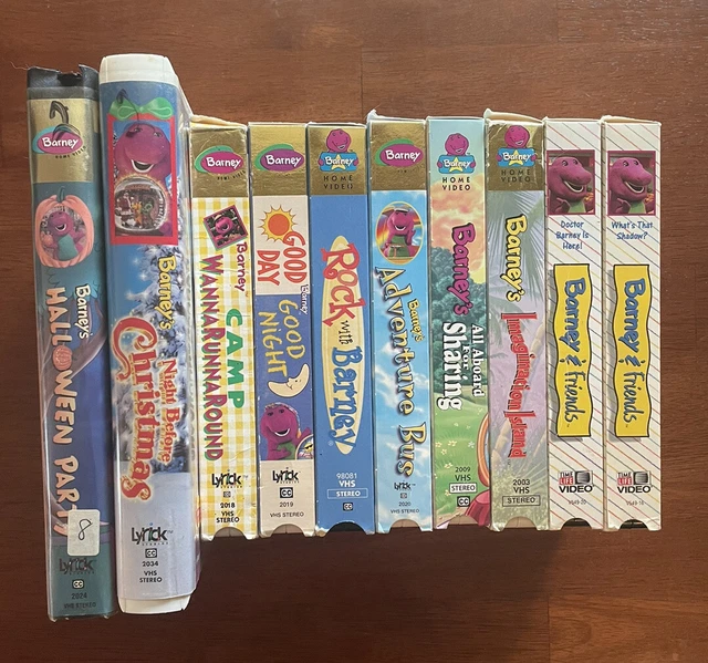 10 BARNEY VHS Tape Lot Kids 90’s VHS $27.39 - PicClick CA