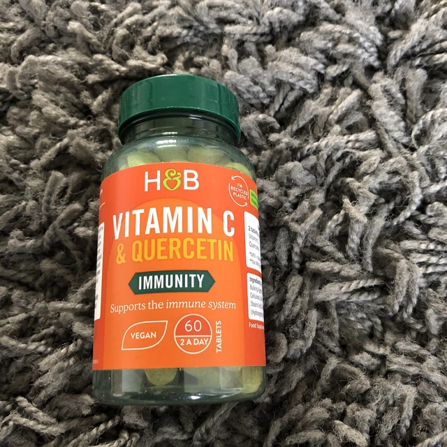 H&B VITAMIN C & Quercetin 60 Capsules £15.00 - PicClick UK