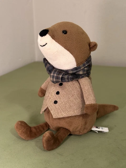 JELLYCAT RIVERSIDE RAMBLER Otter Soft Toy Dressed Plush Retired Rare ...